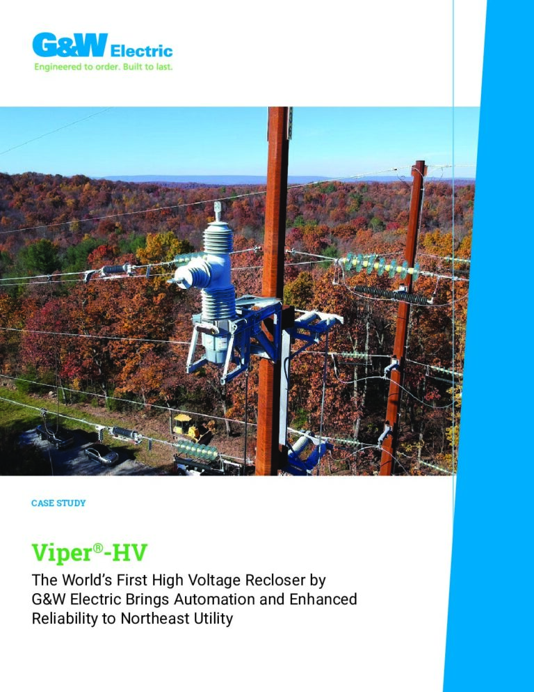 The World's First High Voltage Recloser by G&W Electric Brings Automation and Enhanced ...